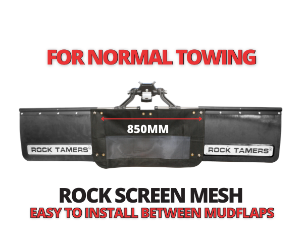 Rock Tamers Rock Screen: 850 mm wide. Includes one set of hardware ...