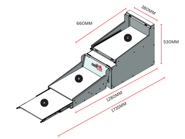 Clearview Pantry - Slide Out Pantry 4x4 - Clearview