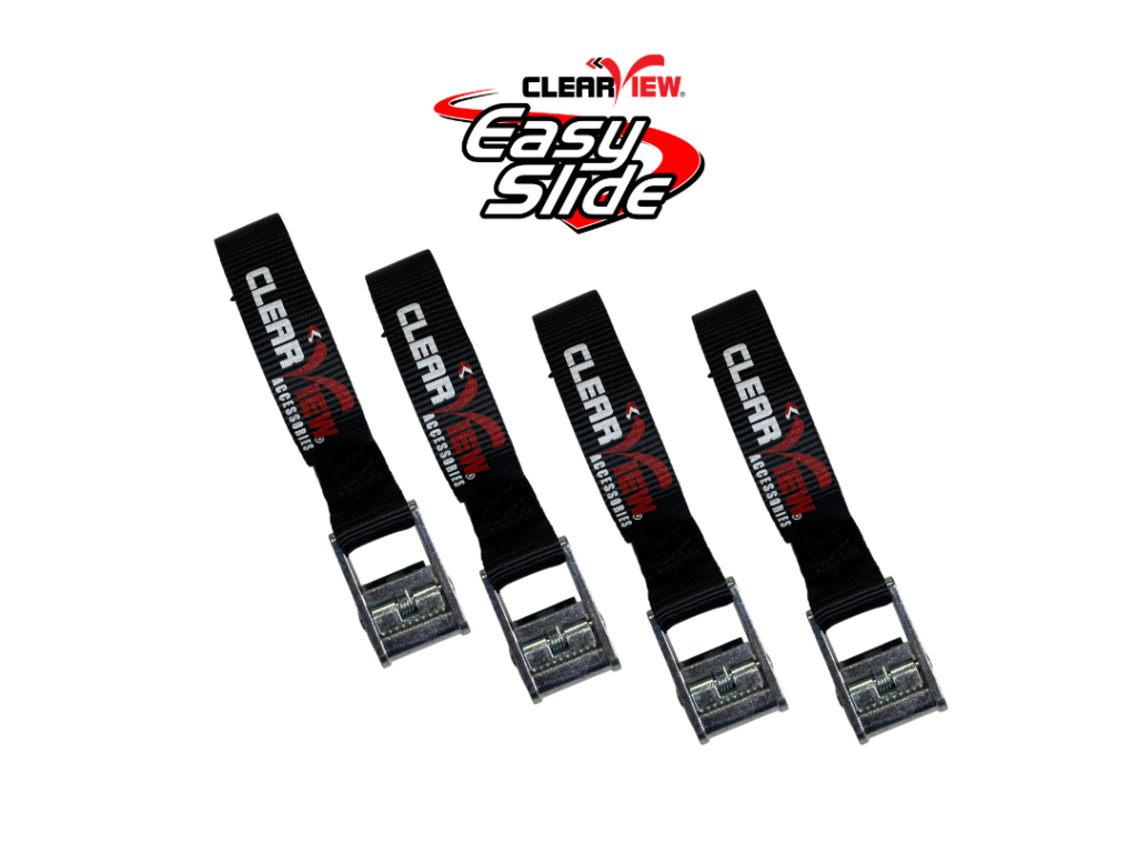 Portable Travel Fridge Tie Down Straps (Pack of 4) - Clearview