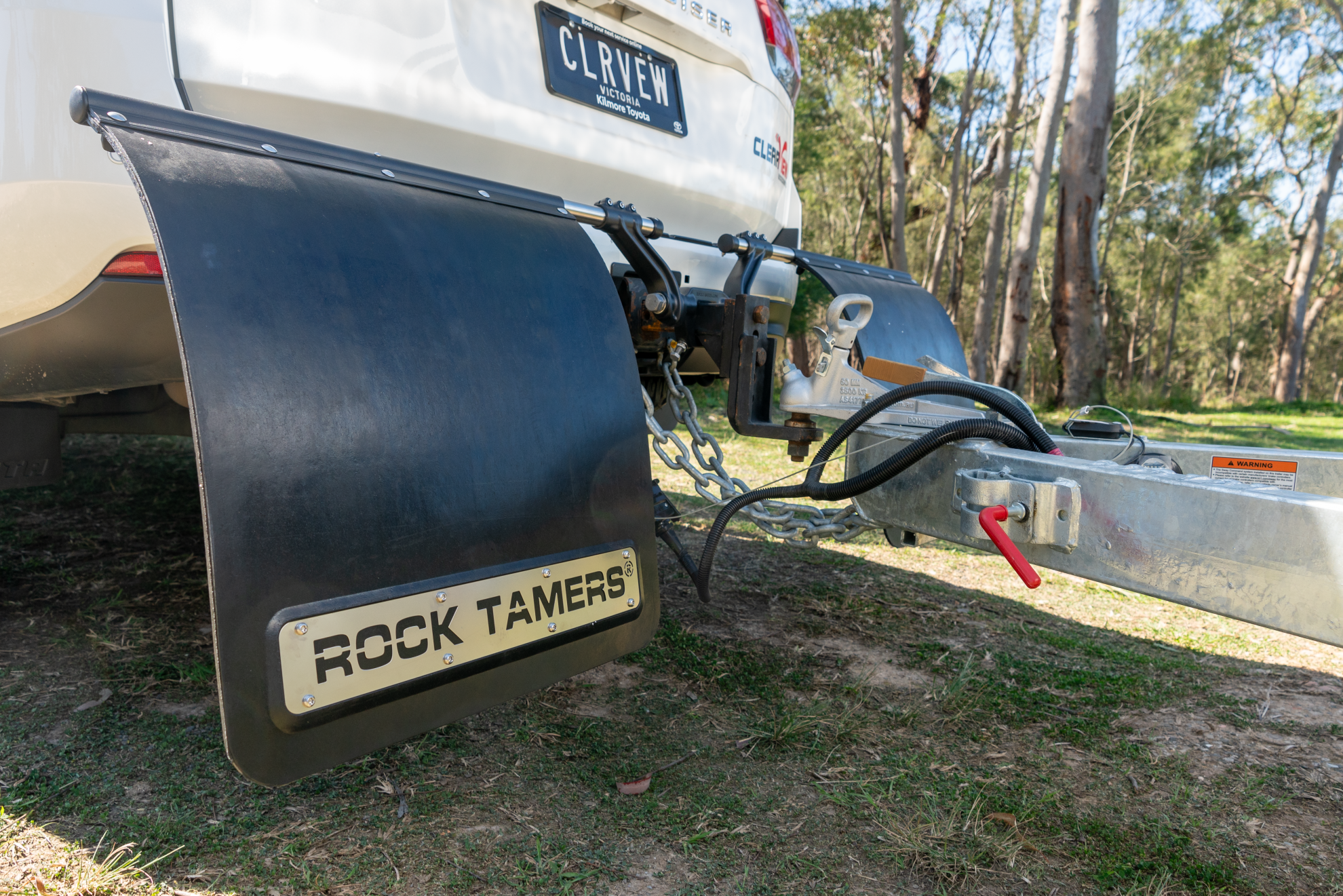 Rock Tamers Mudflap System - Clearview